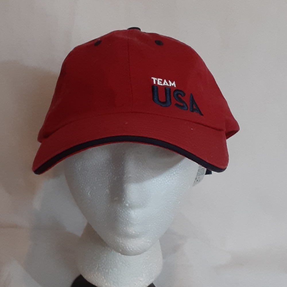 Team Usa Us Olympics Team Apparel Red Cap Hat - Gem